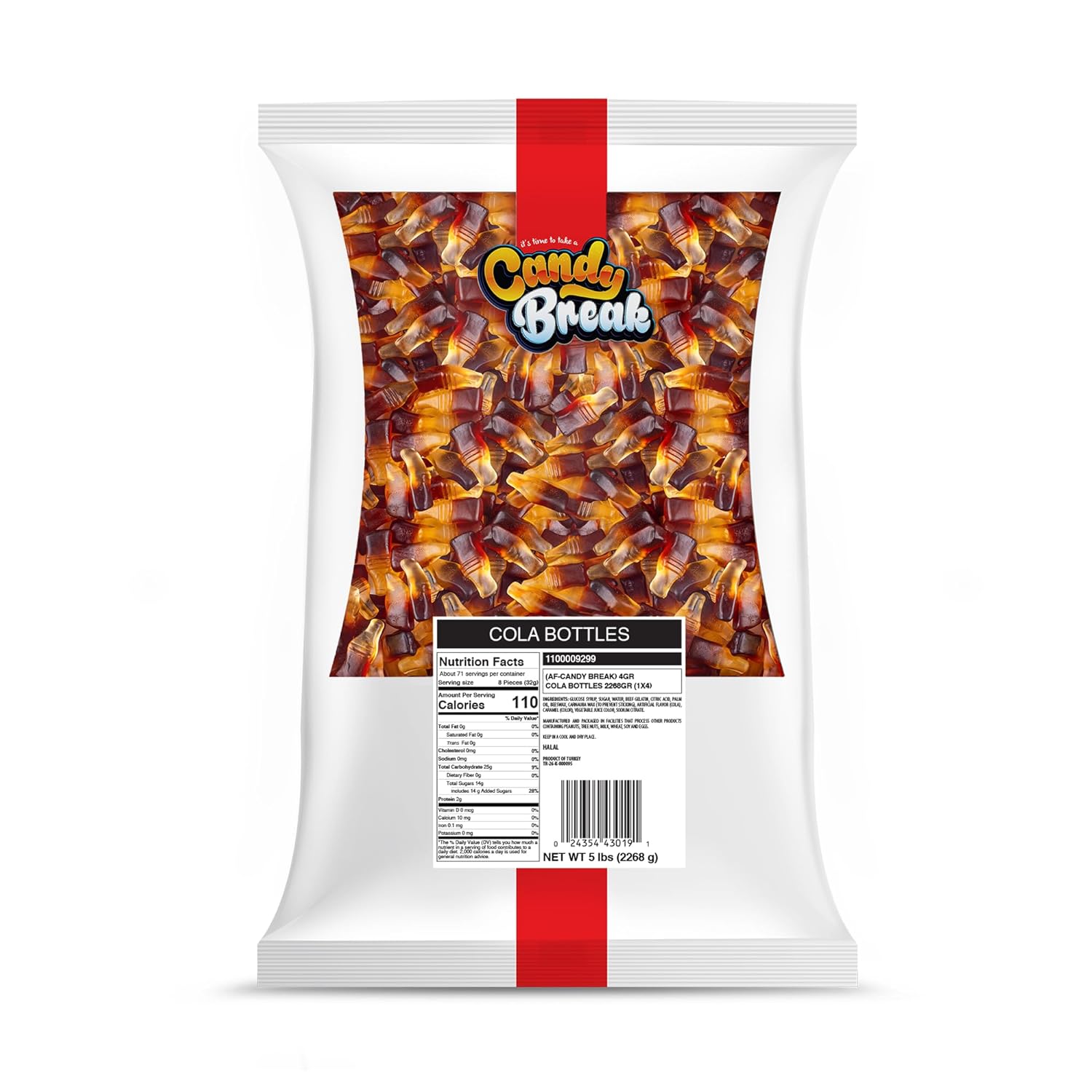 Candy Break Cola Bottles Bulk Gummies - 5 lbs Bag – CANDY BREAK
