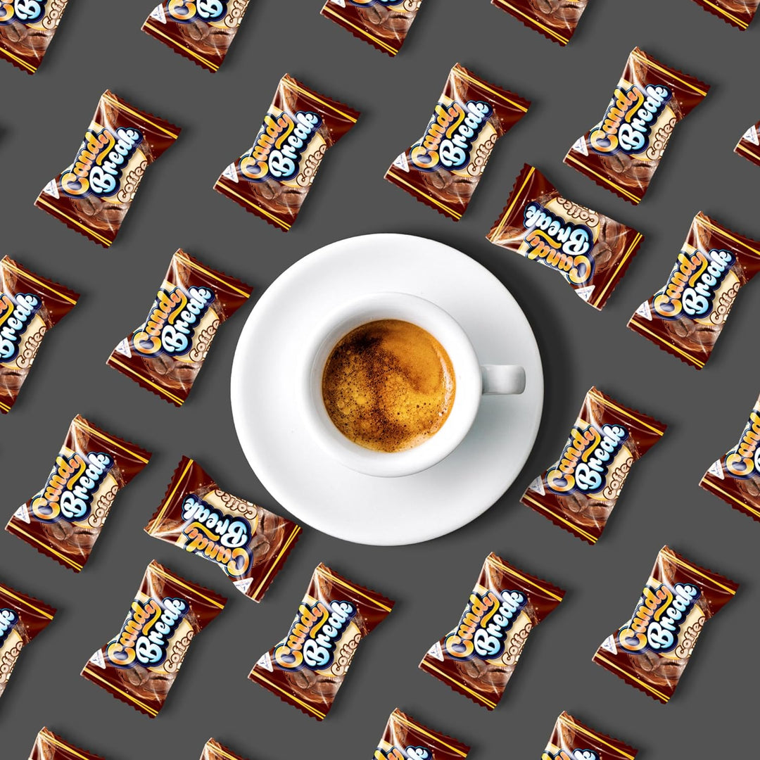 Candy Break Coffee Drops - Center Filled Hard Coffee Candy - 24.7oz ...