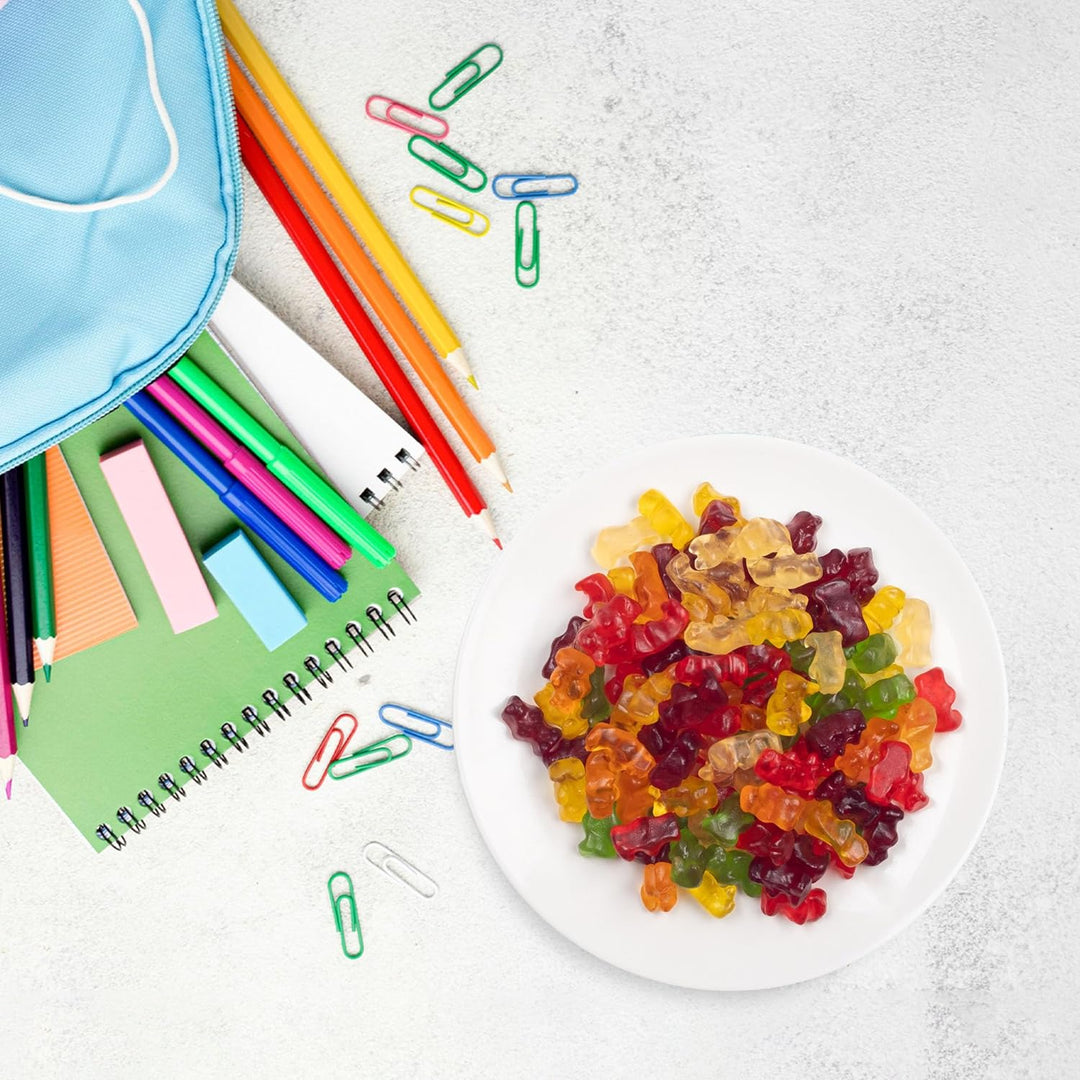 Candy Break 6 Flavor Gummy Bear Bulk Gummy Candy, 5 lbs Bag, Fruity ...