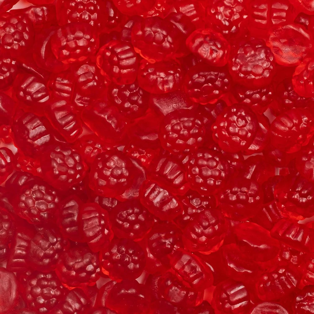 Candy Break Red Raspberry Bulk Gummy Candy, 5 lbs Bag, Share Size Bags ...