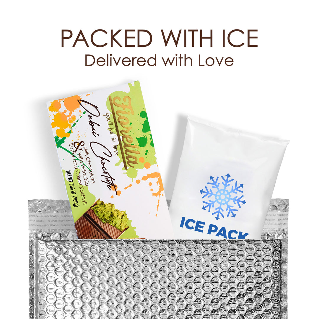 Fiorella Dubai Chocolate Bar Pistachio, Luxury & Premium Dubai Milk Ch ...
